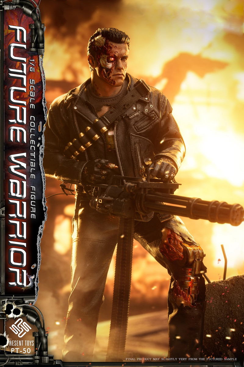 Фигурка Terminator T-800 — Present Toys PT-SP50 Future Warrior 1/6 ...