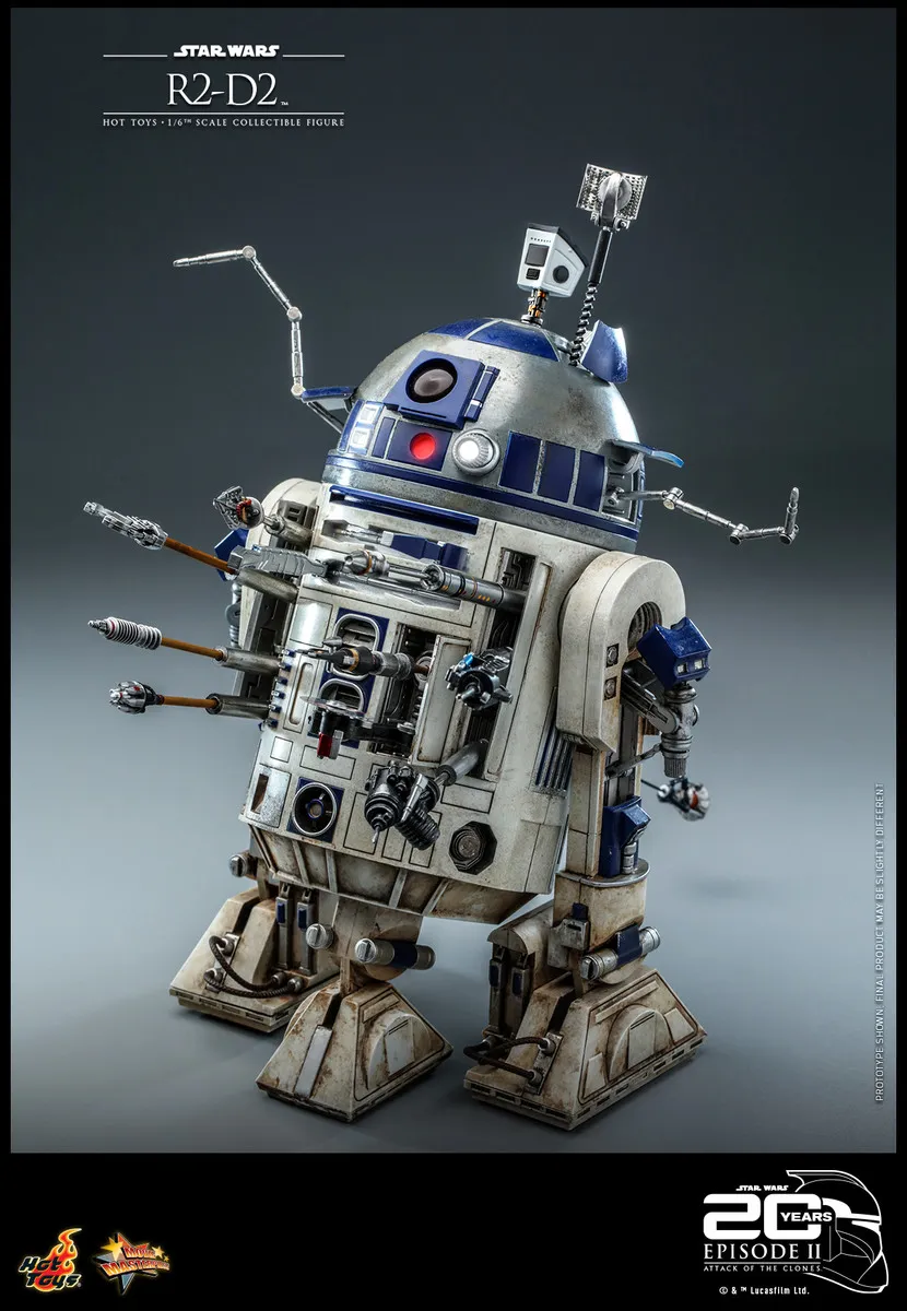 R2 D2 Hot Toys MMS651 Star Wars Attack of the Clones 1 6 GeekZona.ru